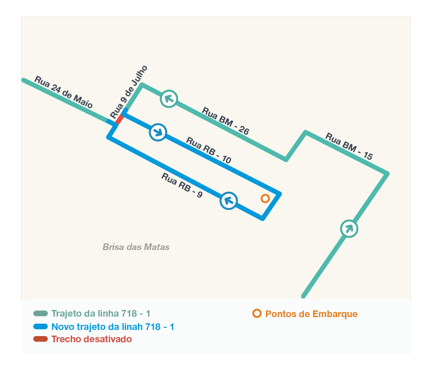 Alteração no itinerário na linha 718 | Blog Rmtc Goiânia